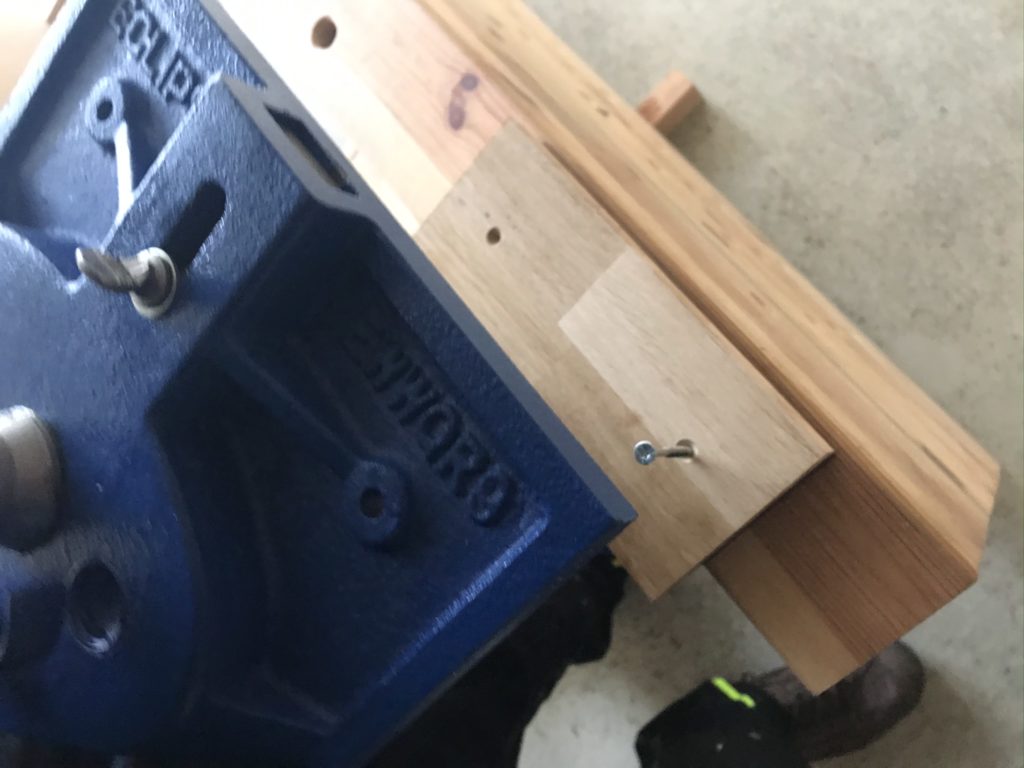 Woodworking Vice Installation - how to install a workbench vise