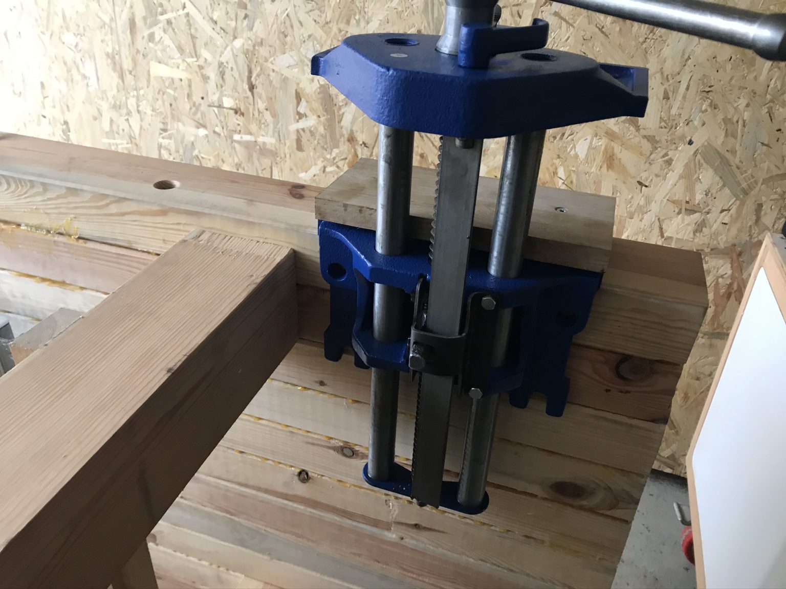 Woodworking Vice Installation - how to install a workbench vise