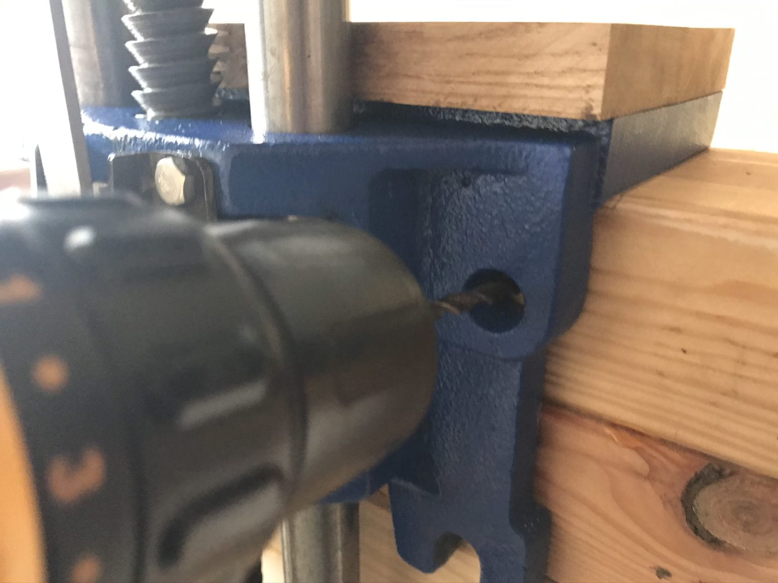 Woodworking Vice Installation - how to install a workbench vise