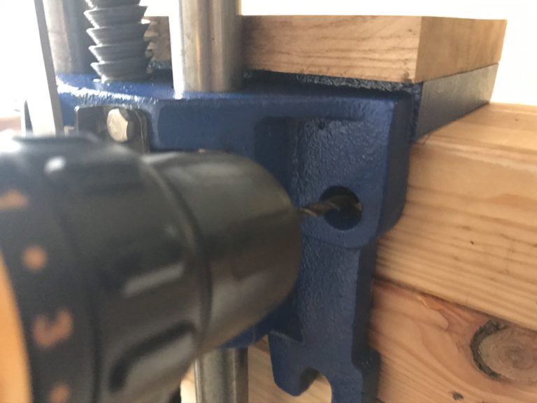 Woodworking Vice Installation - how to install a workbench vise