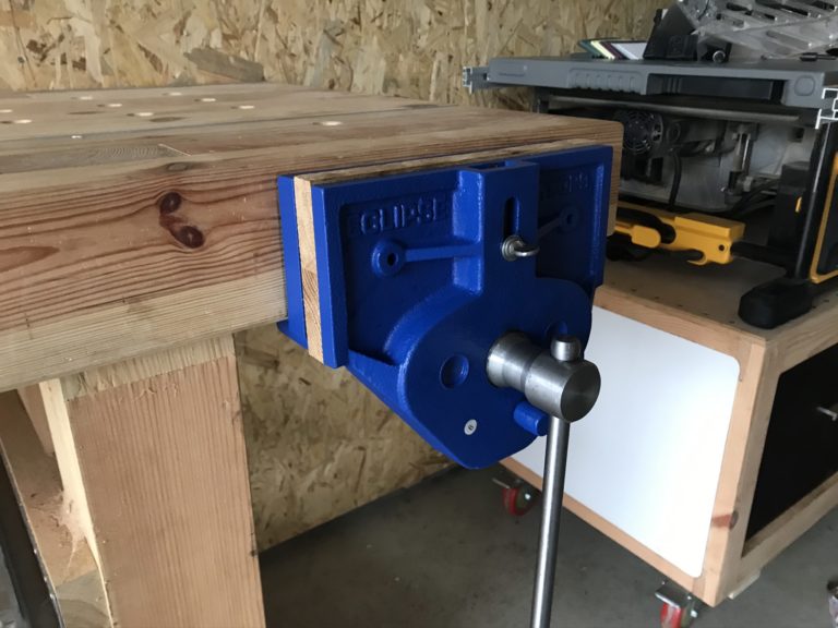 Woodworking Vice Installation - how to install a workbench vise