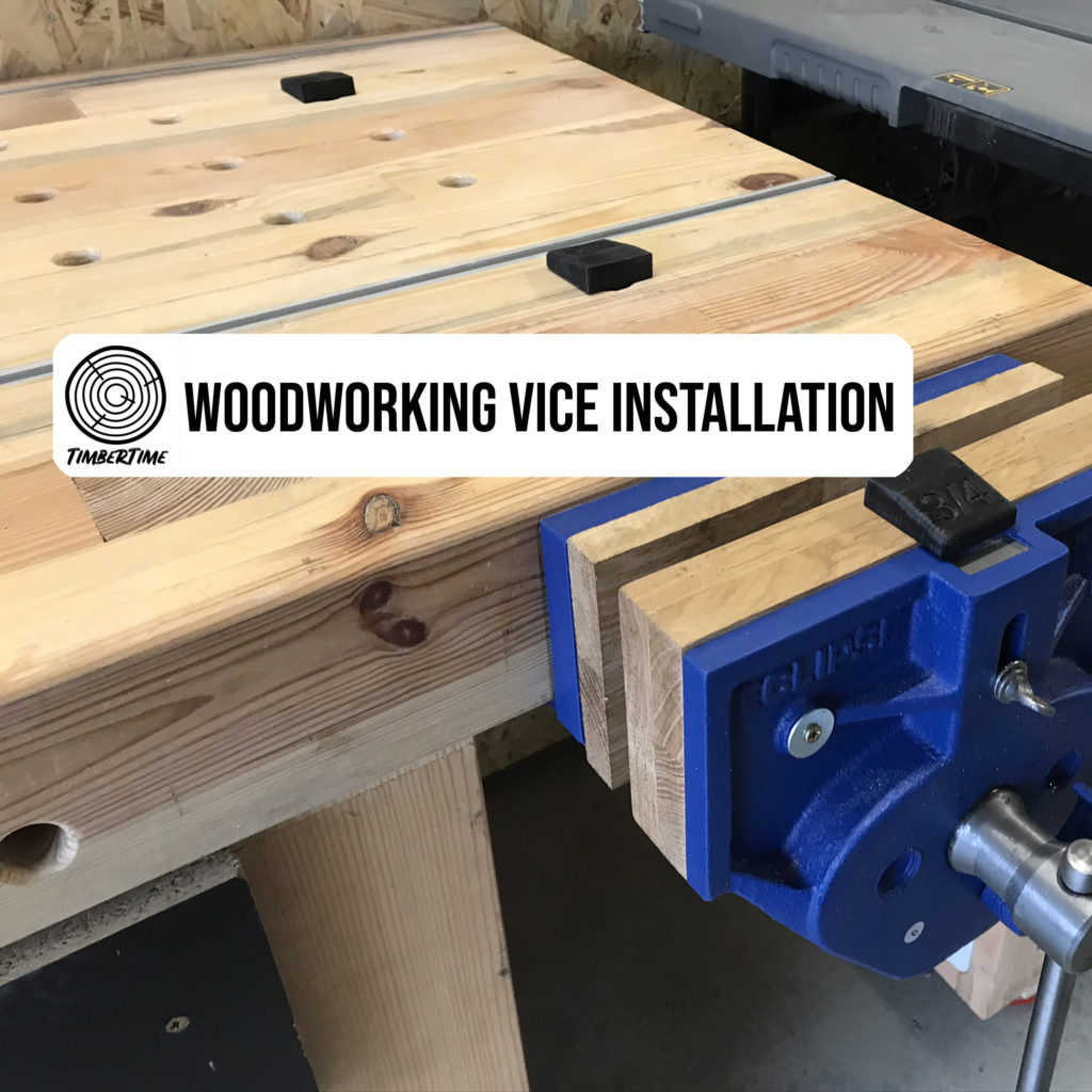Woodworking Vice Installation - how to install a workbench vise